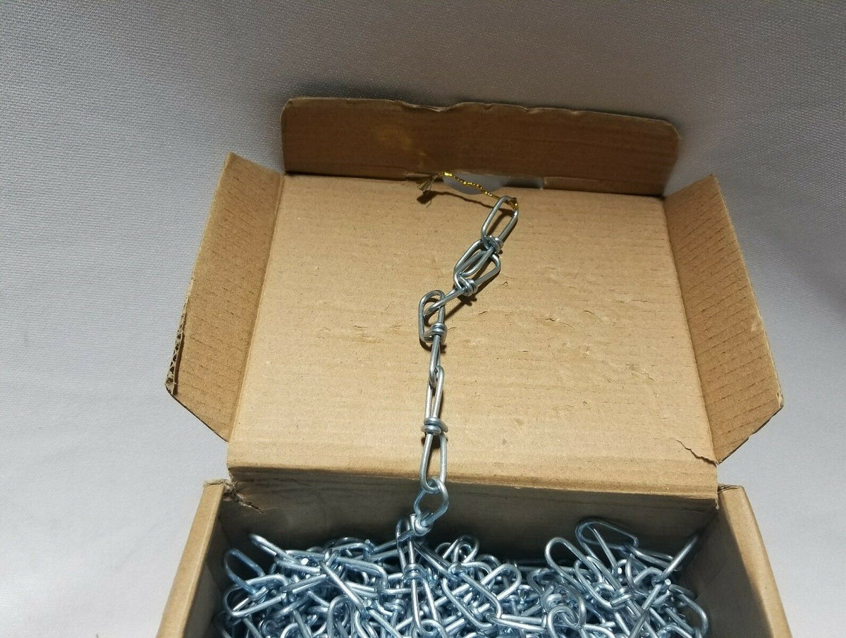 100ft ElectriPro Lion Chain-double Loop Zinc- Plated #3, SKBAWA-B024 ...